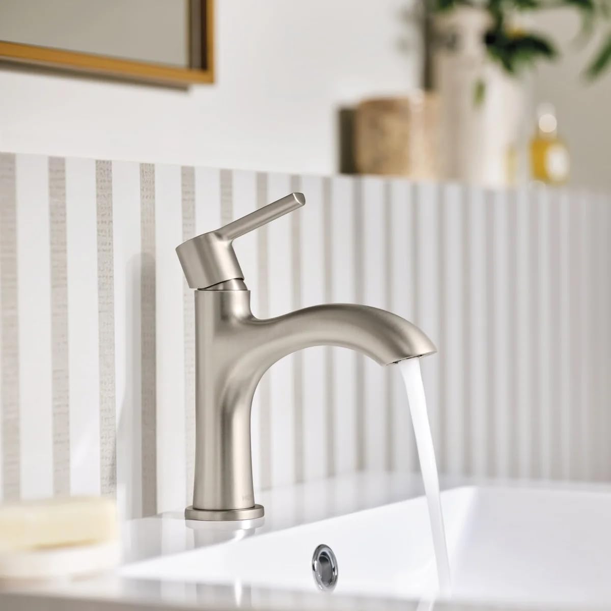 Moen Idris Silver One-Handle Bathroom Faucet|Moen Idris In Lebanon ...