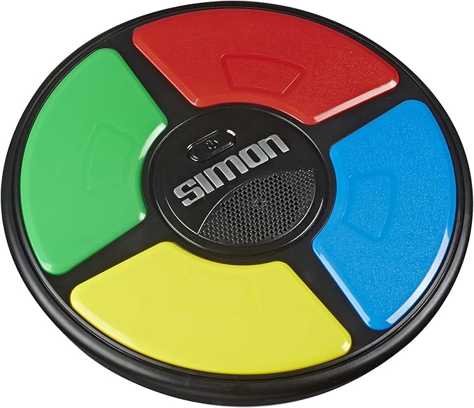Hasbro Gaming Simon Handheld Electronic Memory Game With Lights and So ...