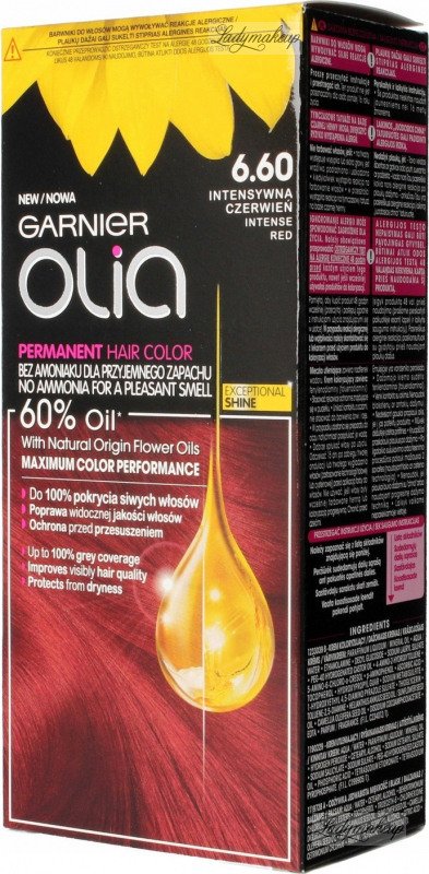 Garnier Olia Hair Color 6.60 - Intense Red | Garnier In Lebanon – SuperDokan