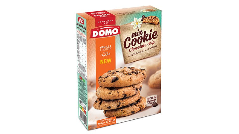 Domo Mix Cookie Chocolate Chip 486g | Domo In Lebanon – SuperDokan