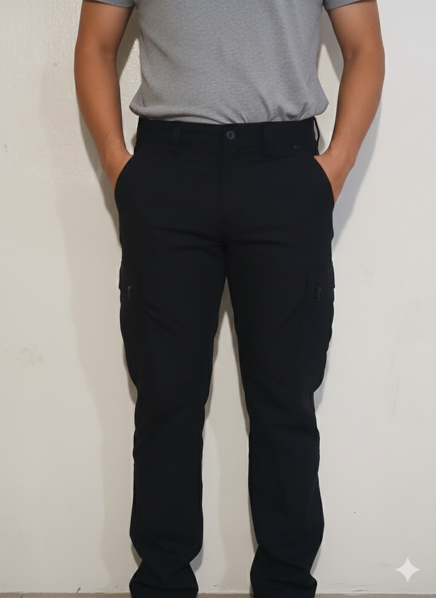 Wrangler Men's Black Regular Fit Tech Pants|Wrangler In Lebanon ...