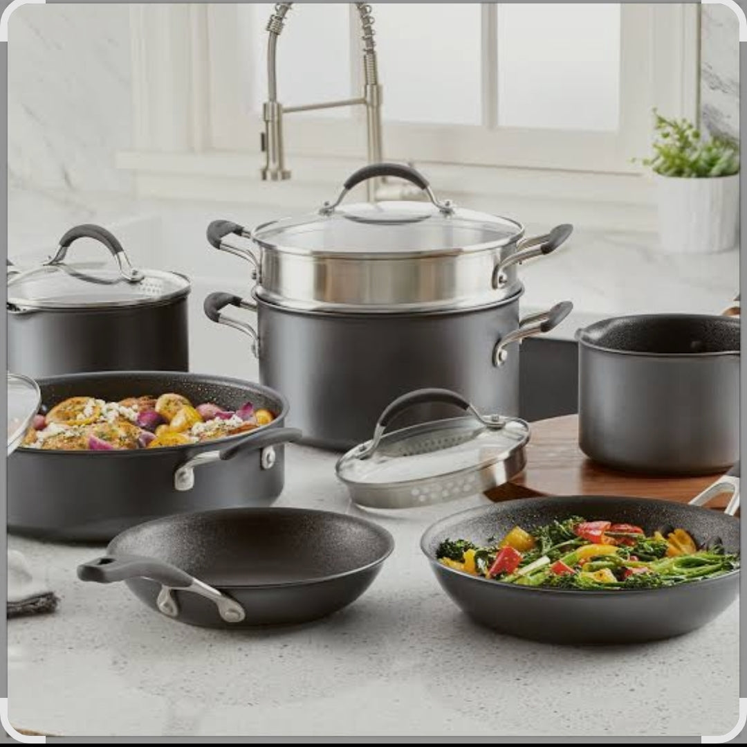 Circulon Dark Grey Cookware Set 11 Pcs | Circulon In Lebanon – SuperDokan